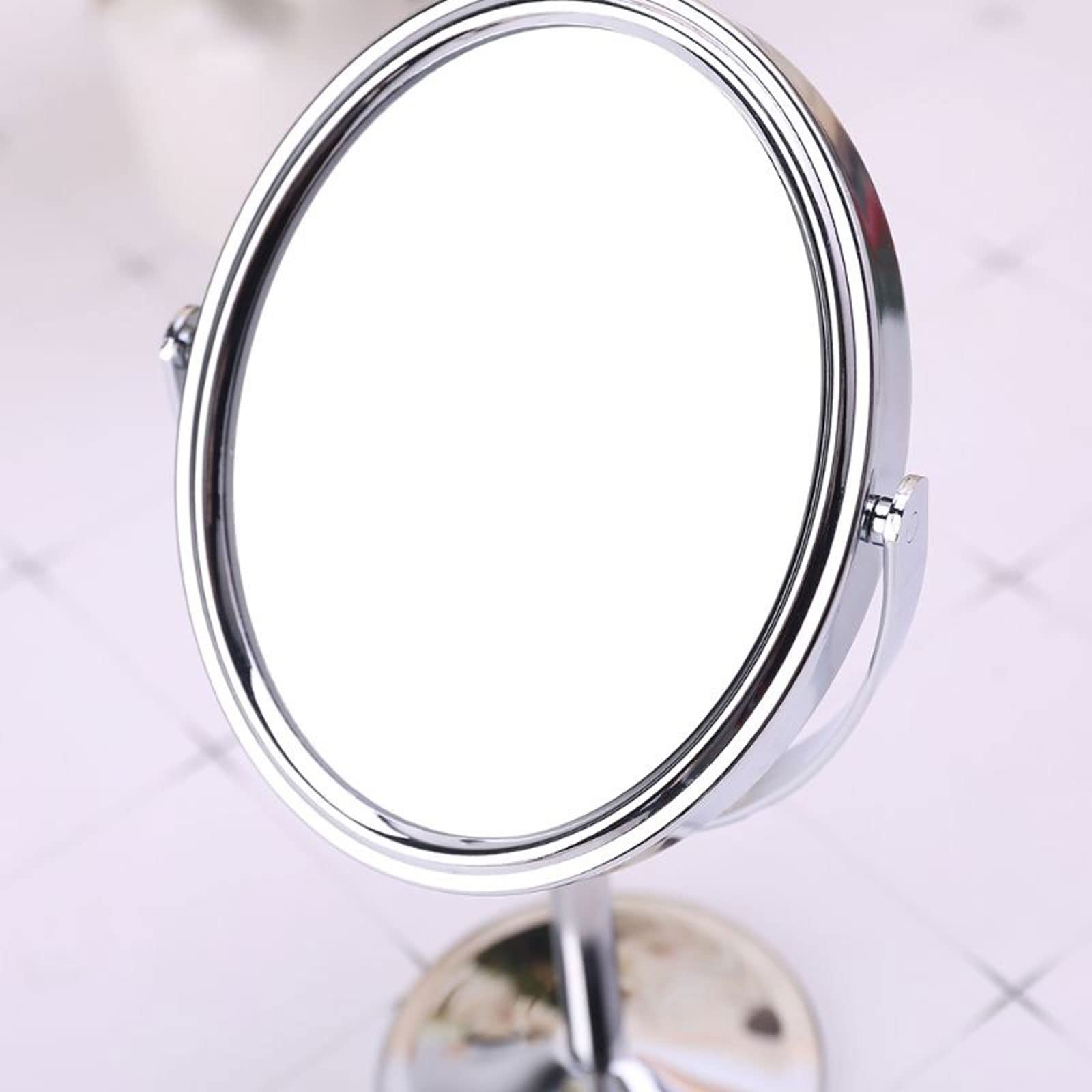 LEEOX Makeup Mirror 1pc Beauty Makeup Cosmetic Mirror Double-Sided Normal Stand Mirror