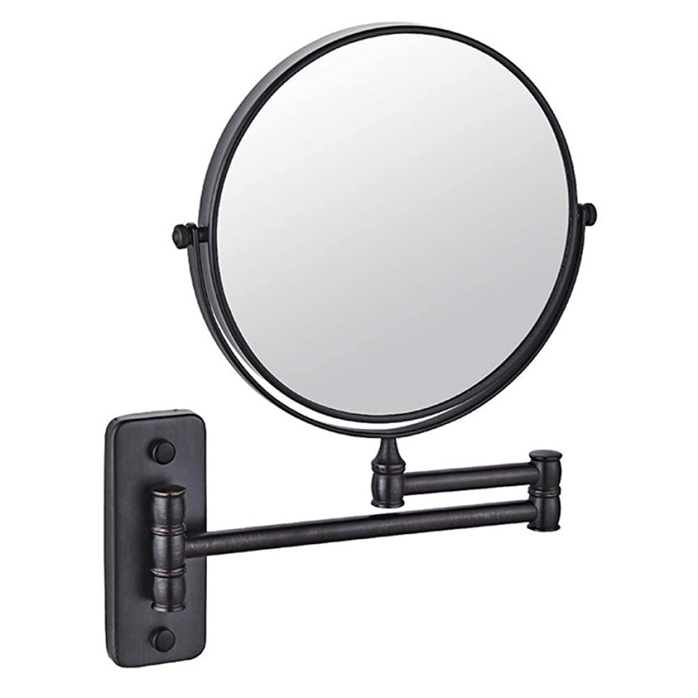 LLUCH Makeup Mirror 3X Bathroom Mirror Swivel Double Sided Folding Round Shape Cosmetic Vanity Mirror