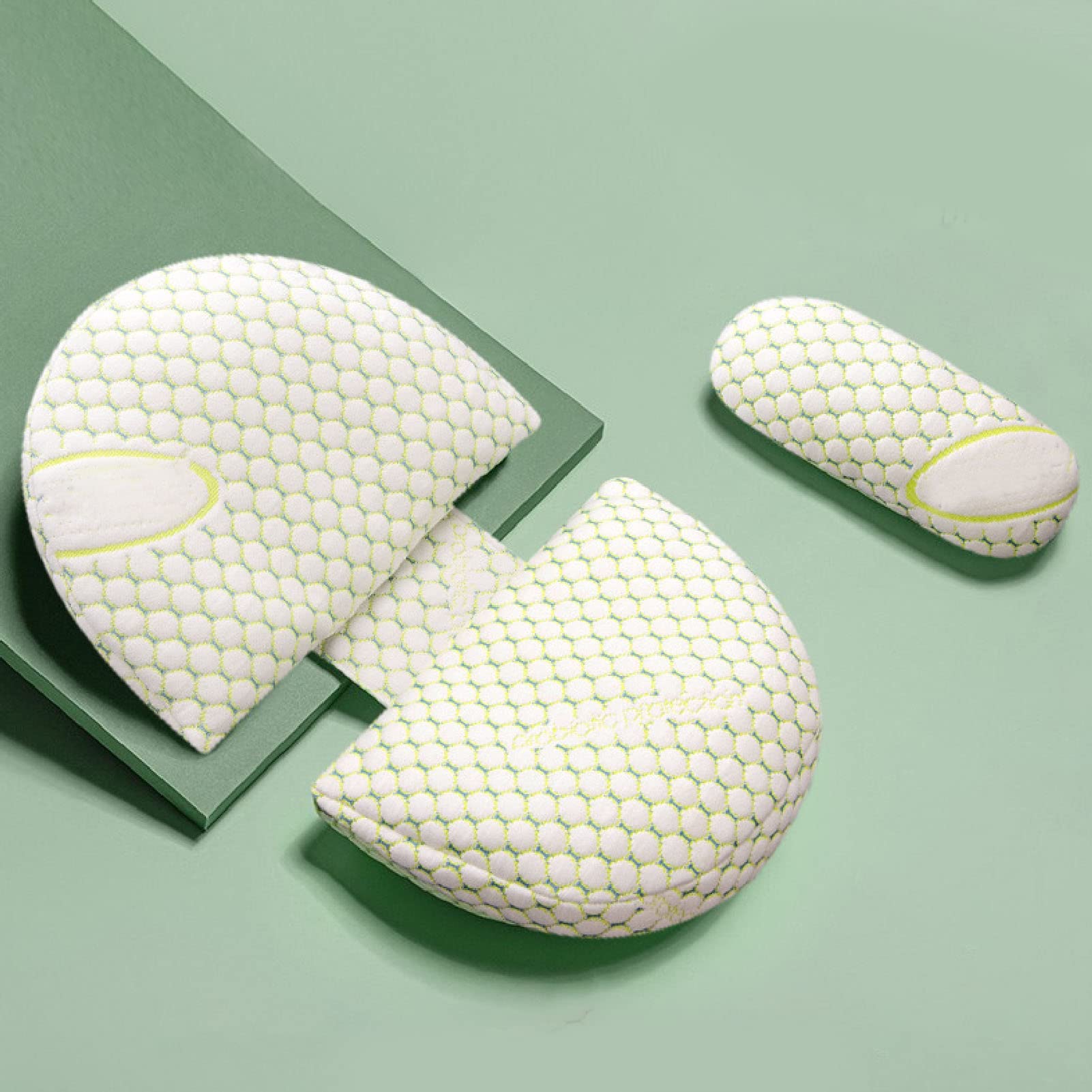 Wedge Pregnancy Pillow,U Shaped Pregnancy Pillow Wedge for Belly Support,Ergonomic Maternity Wedge Pillow,for Pregnant Women (green), pregnancy belly support pregnancy pillow pregnancy pillows pr