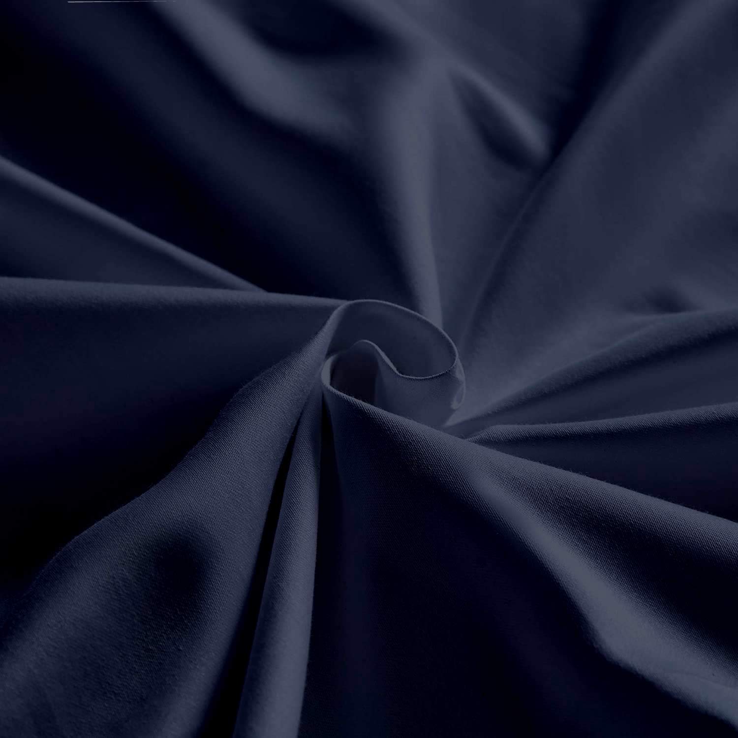 MGPS 100% Real Certified Organic Cotton Bedsheet Set, Full Size 6 Piece 800-Thread-Count Sheet Set, [1 Fitted + 1 Flat + 4 Pillowcases], Extra 24" Deep Pocket - Navy Blue