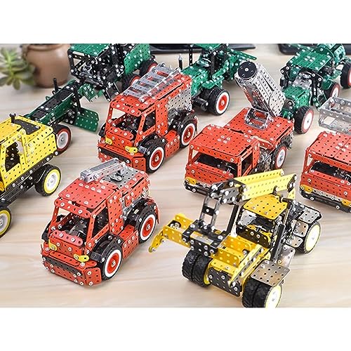 Wuba 3D Metal Puzzle, Engineering Forklift Truck Model, Steampunk Metal Model Kits, Brain Teasers, Birthday Gifts for Adult&Kids (370PCS)