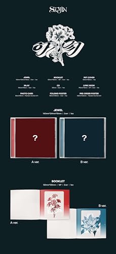 SOOJIN Album - AGASSY (Jewel Case Version) A ver. + B ver. (2 Ver.) Full Album Set+Pre Order Benefits+BolsVos Exclusive K-POP Inspired Digital Planner, Sticker Pack for Social Media