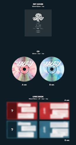 SOOJIN Album - AGASSY (Jewel Case Version) A ver. + B ver. (2 Ver.) Full Album Set+Pre Order Benefits+BolsVos Exclusive K-POP Inspired Digital Planner, Sticker Pack for Social Media