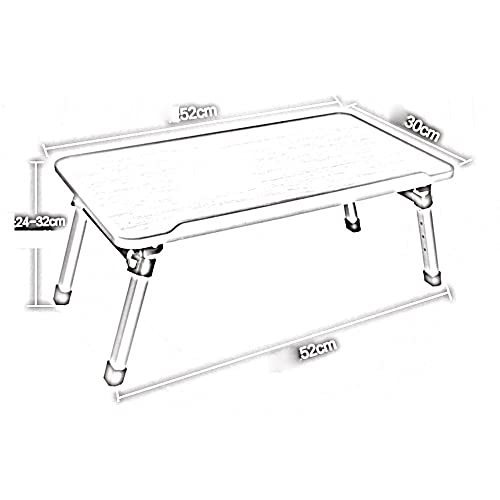 WXBDD Adjustable Folding Laptop Table,Laptop Table, Adjustable Laptop Desk, Laptop Stand for Bed, Bed Table, Bed Desk, Bed Tray, Foldable Table Portable Desk (Color : D)