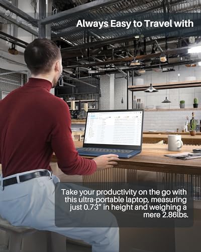 Lenovo 2023 Slim 3 Chromebook Laptop, 14" FHD Touch Screen for Student and Business, 8-Core MediaTek 520 Processor, 4GB RAM, 64GB eMMC, 13.5 H Long Battery Life, Wi-Fi 6, Webcam, Chrome OS