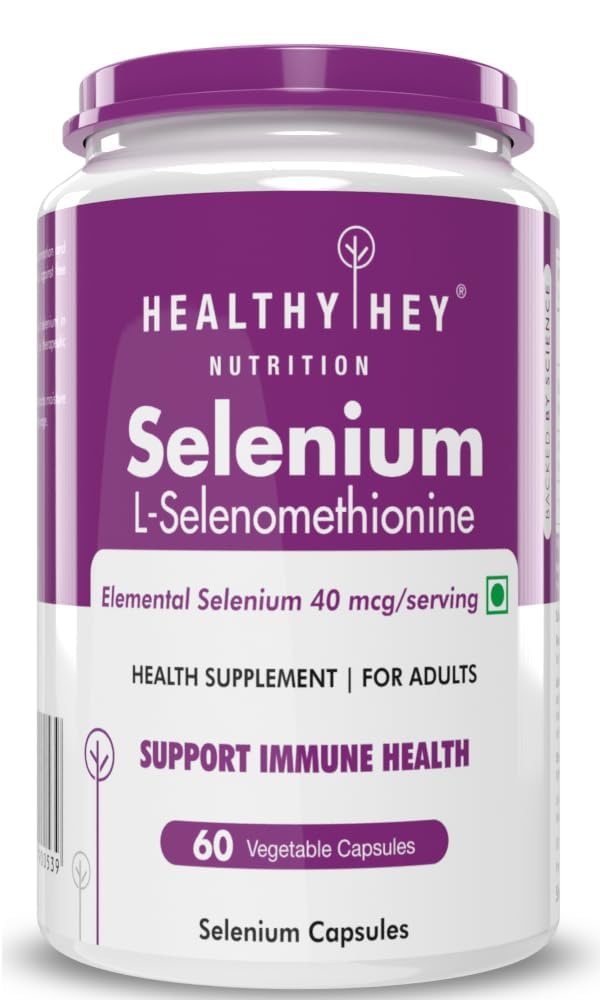 Nutrition Selenium Capsules 40mcg - Superior Absorption - 60 Vegetarian Capsules