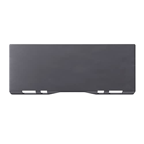 VEVOR 1/2" Skid Steer Attachment, Universal Quick Attach Mount Plate Compatible with Buckets, Plows, Forks and Tractors, Black