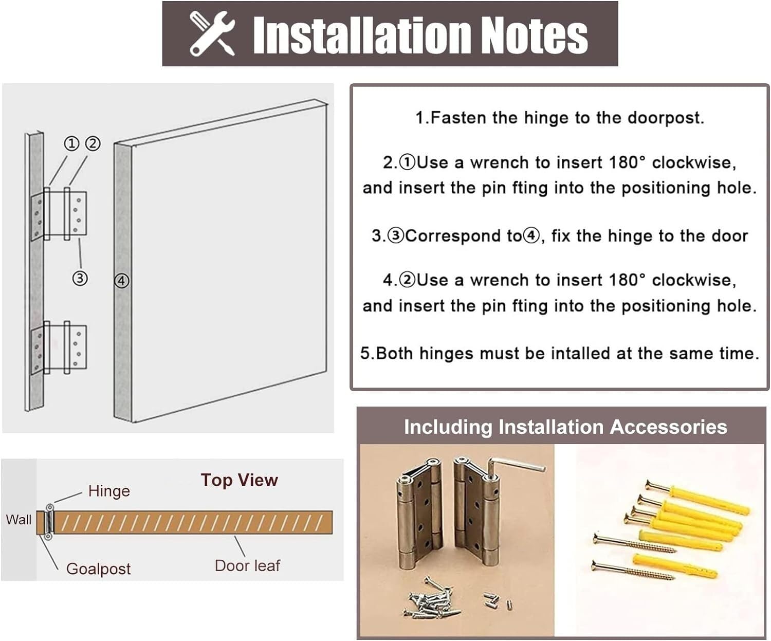 Swing Doors Unpainted, Interior Swinging Door Single Panel, Half Waist Cafe Door with Hinges, Bathroom Bar Butler Doors Interior (Size : W60xH90cm(23 5/8" x35 3/8"))