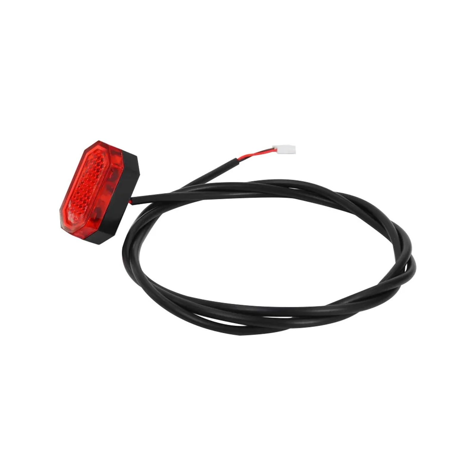 PRIMUZ Electric Scooter Rear Mudguard Bracket Tail Light Compatible with 4 Screws Fender Rubber Cap Set Compatible with 4 Holes E-Scooter Fenders Accessories (Color : White Set)