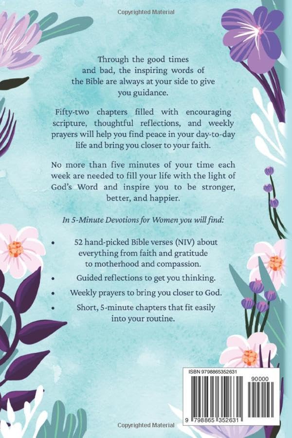 5-Minute Devotions for Women: A Weekly Christian Devotional for a Life of Faith, Love, and Prayer (Best Wholesome Christian Gift Books for Devoted ... Easter or Christmas Present 2024-2025)