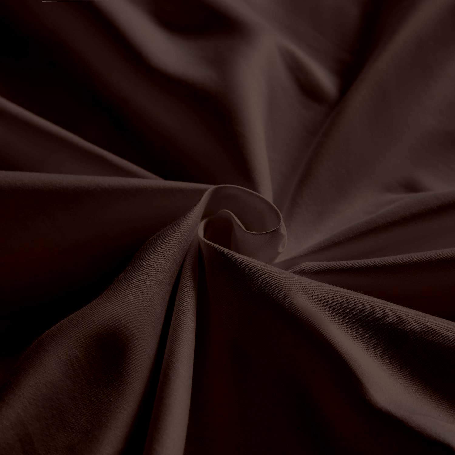 MGPS 100% Real Certified Organic Cotton Bedsheet Set, Full Size 6 Piece 1000 Thread Count Sheets Sets, [1 Fitted + 1 Flat + 4 Pillowcases], Fits Mattress Upto 8" Deep Pocket - Chocolate