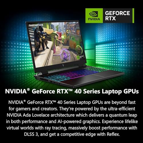 acer Nitro 17 Gaming Laptop 2023 Newest, 17.3" 165Hz 2.5K QHD Display, AMD Ryzen 7-7840HS, NVIDIA GeForce RTX 4060, 32GB DDR5, 1TB SSD, Backlit Keyboard, Windows 11 Home, with Laptop Stand