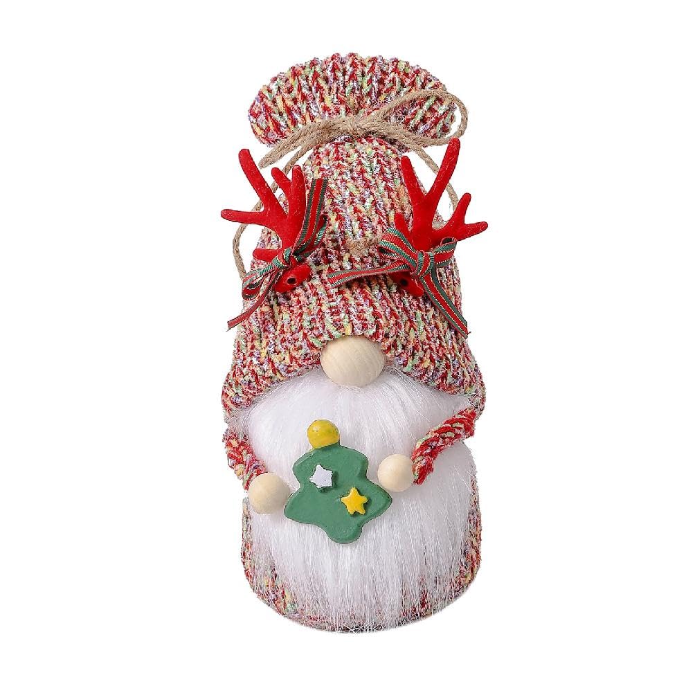 Statue Decoration Christmas Dolls-Home Ornaments Cute-Xmas Party Tree Figurines Gifts Holiday Design Toy Furry Christmas Tree Elf-doll Stuffed Christmas Tree Dwarf-ornament Tree Holiday
