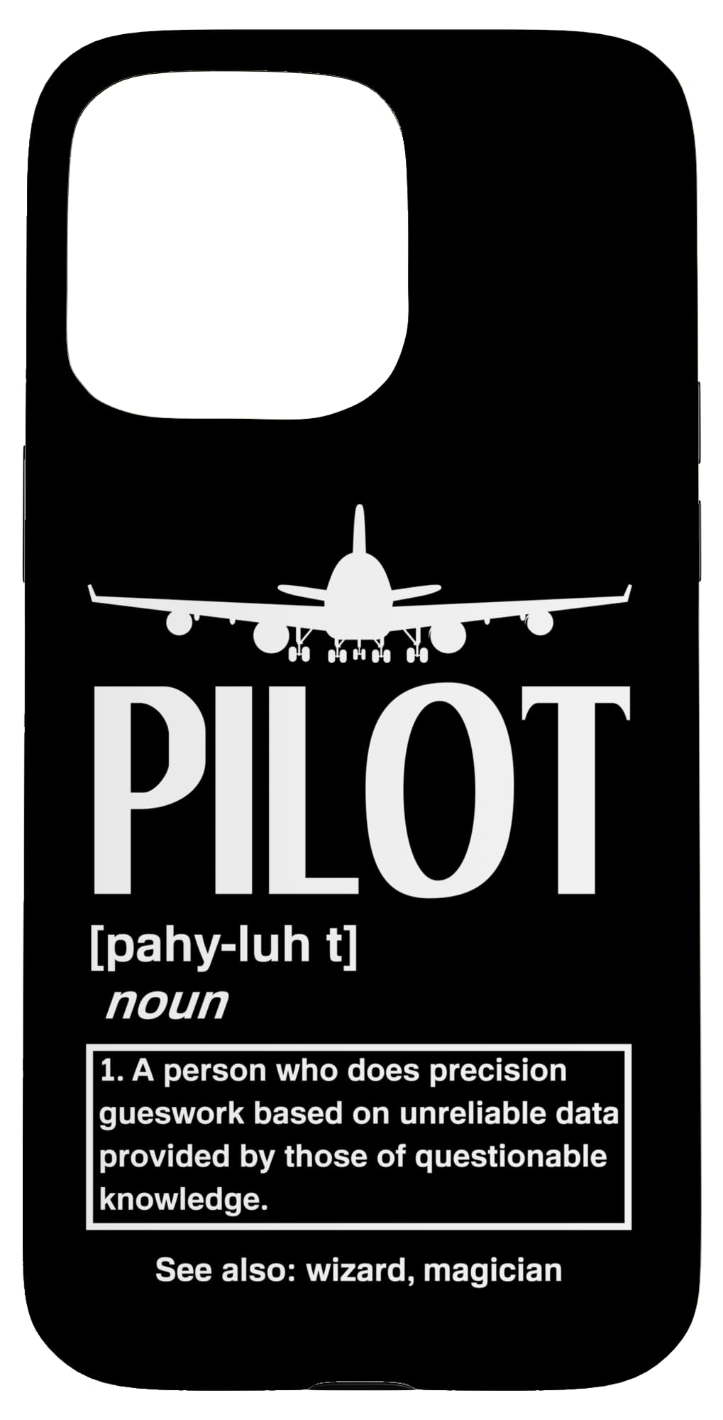 iPhone 15 Pro Max Funny Pilot Case