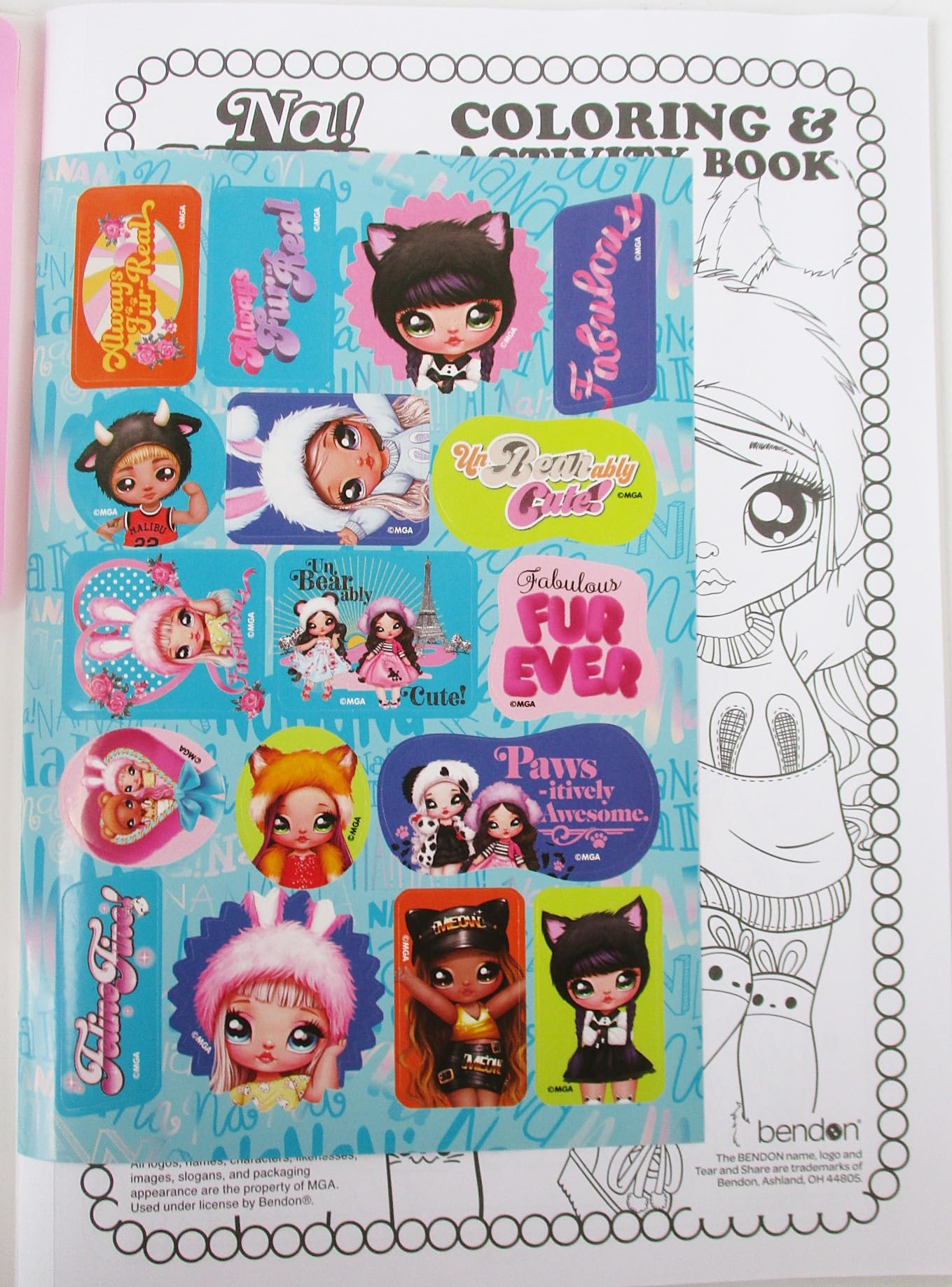 Show-Offs Na Na Na Surprise Coloring and Activity Book with Over 30 Stickers and One Large Mystery Sticker