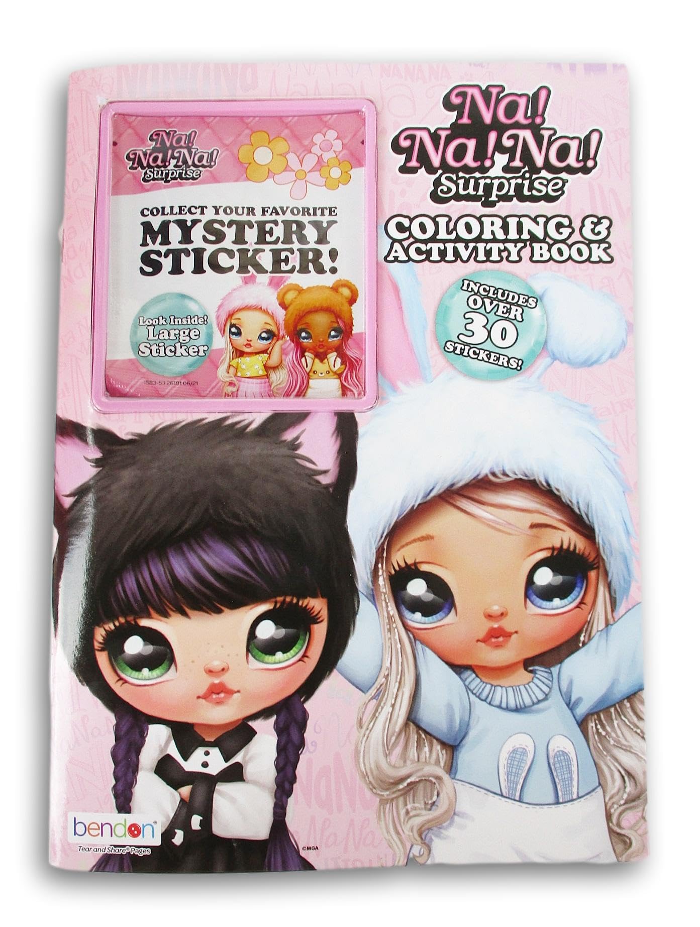 Show-Offs Na Na Na Surprise Coloring and Activity Book with Over 30 Stickers and One Large Mystery Sticker