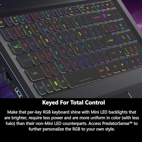acer 2023 Newest Predator Helios Neo Gaming Laptop, 16" WQXGA 165Hz Display, Intel Core i7-13700HX, NVIDIA GeForce RTX 4060 Graphics, 64GB DDR5 RAM, 4TB SSD, Backlit Keyboard, Windows 11 Home
