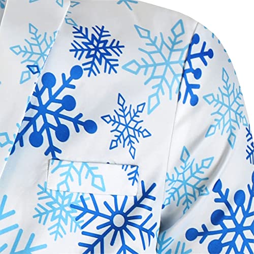 Stylish Christmas Suits for Men - Santa Claus Costumes, One Button Ugly Christmas Jacket & Blazer for Party, Prom, Wedding