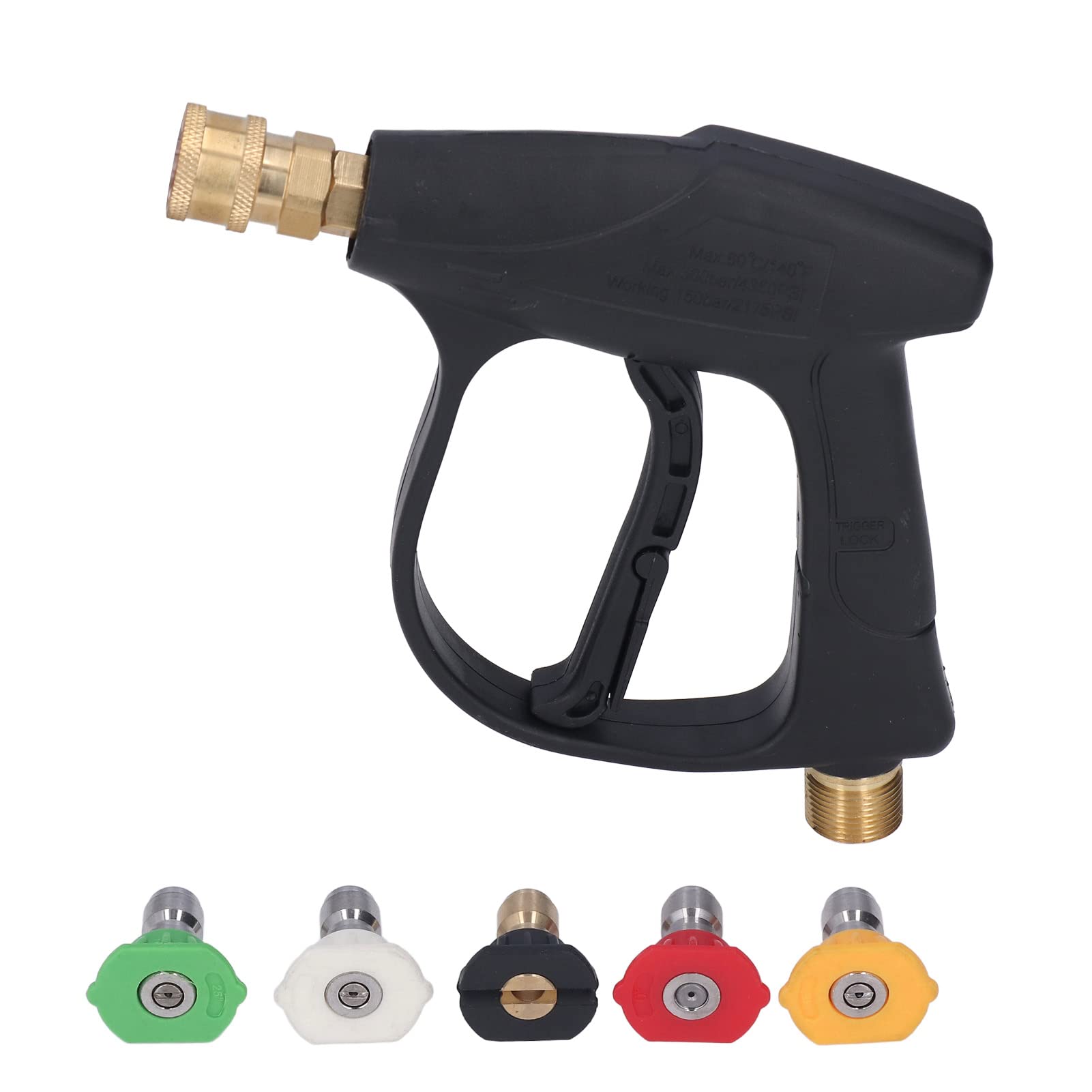 Car Cleaning Nozzles Wide Spray for Car Wash High Pressure 5Pcs Handgun for Pistol Spritzer Spraying Machine Car Washing for Spray Machine Soldering Equipment