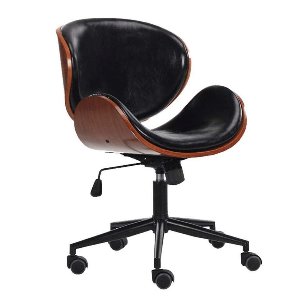 Computer Chair, Office Chair - Executive Office Chair Desk Task Computer Chair Swivel High Back Chair with Ergonomic Adjustable Lumbar Support (Color : D)