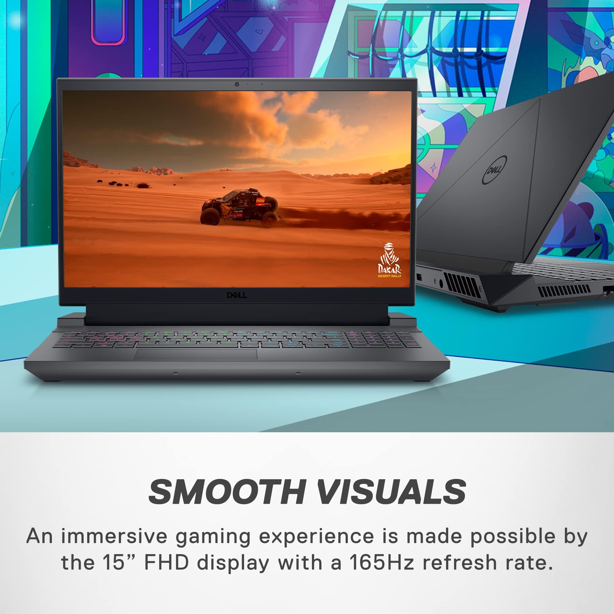 Dell G15 Gaming Laptop Computer, 15.6" FHD 120Hz Display, Intel 14-Core i7-13650HX(up to 4.9GHz), NVIDIA GeForce RTX 4050, 32GB DDR5 RAM, 1TB SSD, Webcam, Backlit Keyboard, Wi-Fi 6, Windows 11 Home