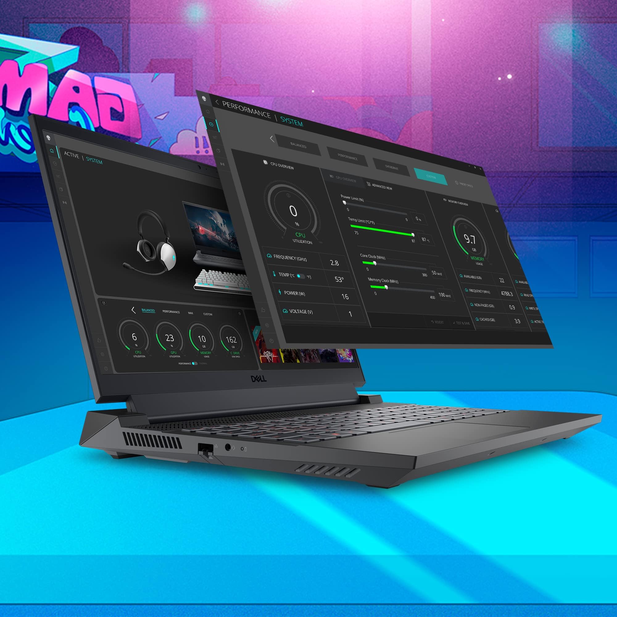 Dell G15 Gaming Laptop Computer, 15.6" FHD 120Hz Display, Intel 14-Core i7-13650HX(up to 4.9GHz), NVIDIA GeForce RTX 4050, 32GB DDR5 RAM, 1TB SSD, Webcam, Backlit Keyboard, Wi-Fi 6, Windows 11 Home