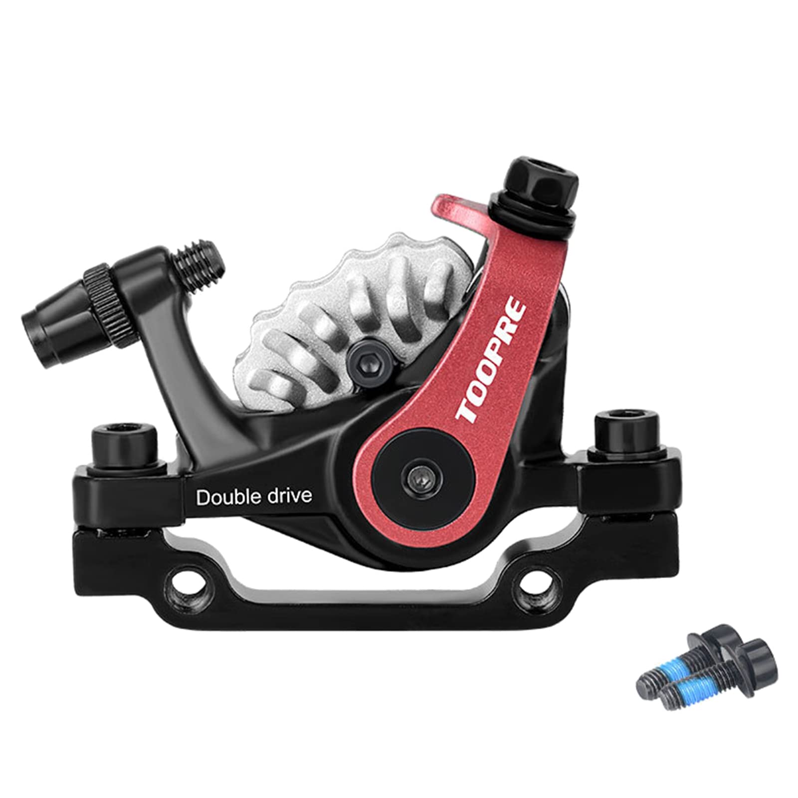 Aluminium Alloy Mechanical Disc Brake E-Bikes Bilateral Piston Drive Mountain Bikes Double Drive Front Disc Brake Set Front And Rear Disc Brakes Bike Disc Calipers Mountain Bike Double Drive Front Set