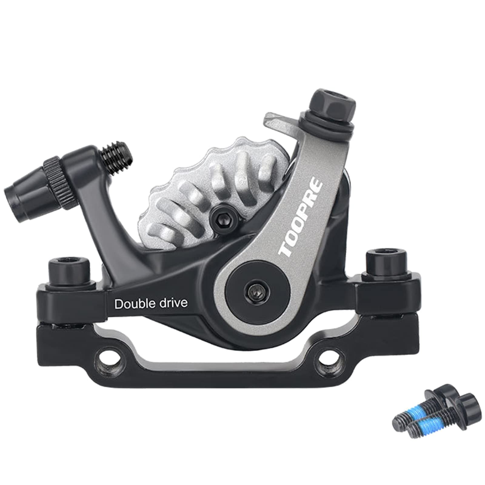 Aluminium Alloy Mechanical Disc Brake E-Bikes Bilateral Piston Drive Mountain Bikes Double Drive Front Disc Brake Set Front And Rear Disc Brakes Bike Disc Calipers Mountain Bike Double Drive Front Set