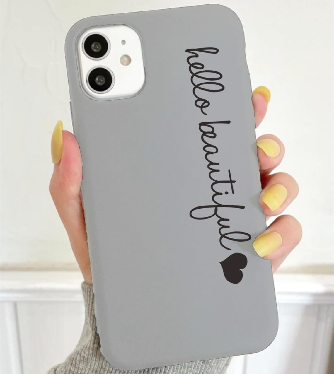 3x Hello Beautiful Rearview Mirror Decal,Vinyl Car Decals For Women,Vanity Mirror Stickers,Girl Car Decal Gifts,Car Window Decal,Car Mirror Sticker,Car Window Decal, Self Affirmations Decal