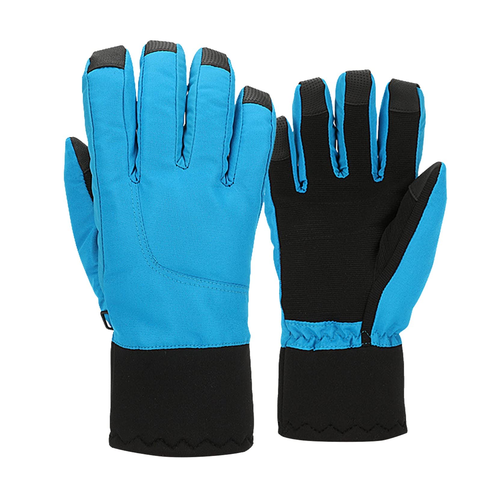 DFHYAR Gloves Gloves Women and Ski Windproof Snowproof Mountaineering and for Men Outdoor Winter Winter Winter Sports Equipment Football Cap (A, One Size)