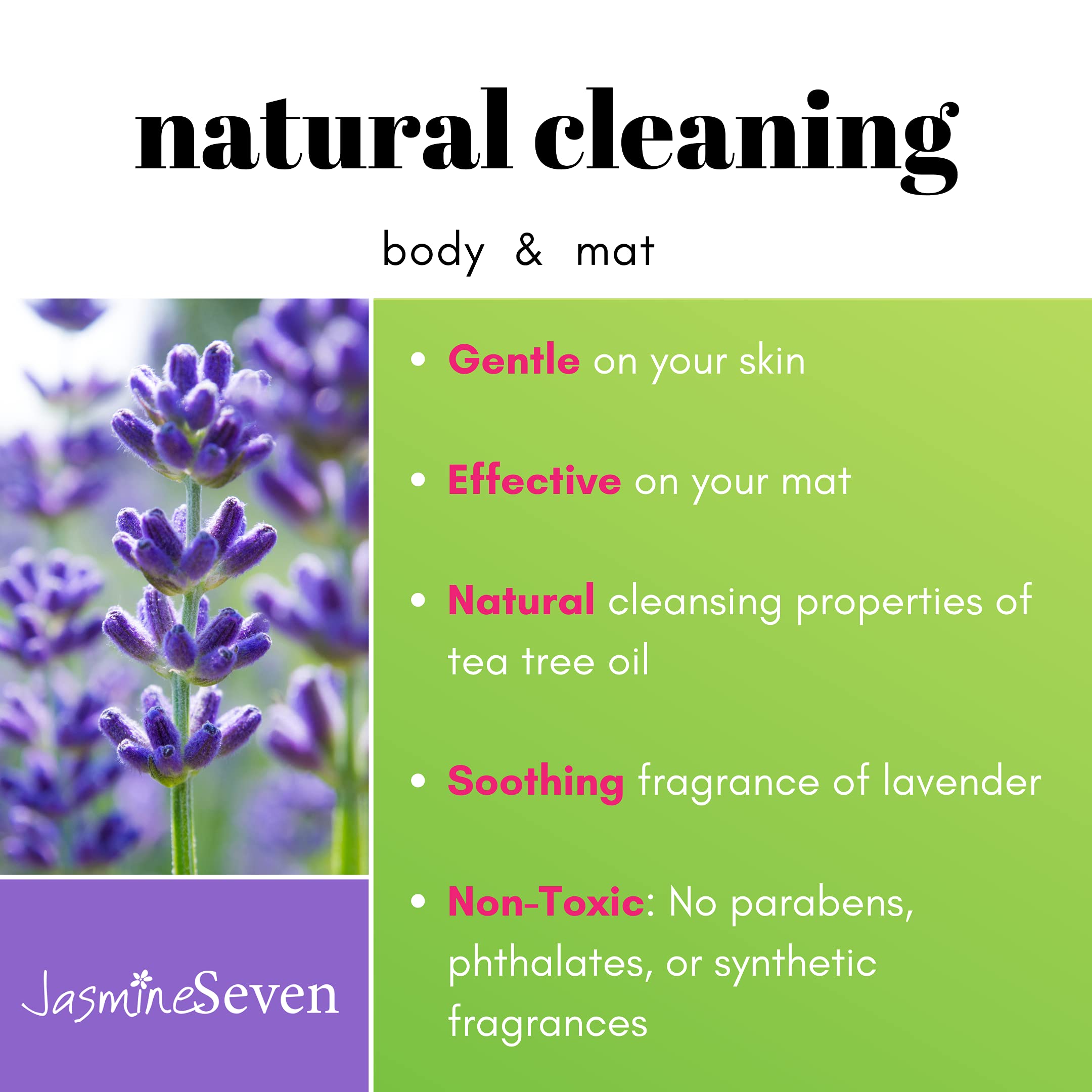 Yoga Mat Wipes - Lavender - 25ct pack - Case of 12 - by Jasmine Seven