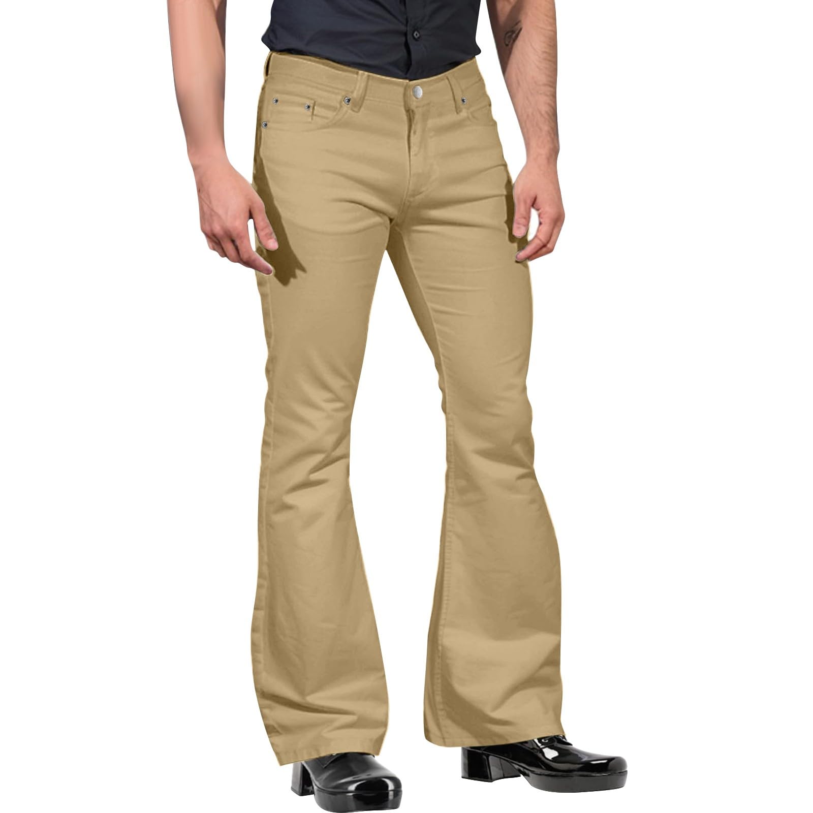 GIERIDUC Men Sale Clearance Tactical Waterproof Pants Men Pole Compression Mens 3/4 Pants Mens Straight Leg Cords Stretch Work Pants Men Lightweight Trousers Mens Slacks Dress Khaki Jogger Men