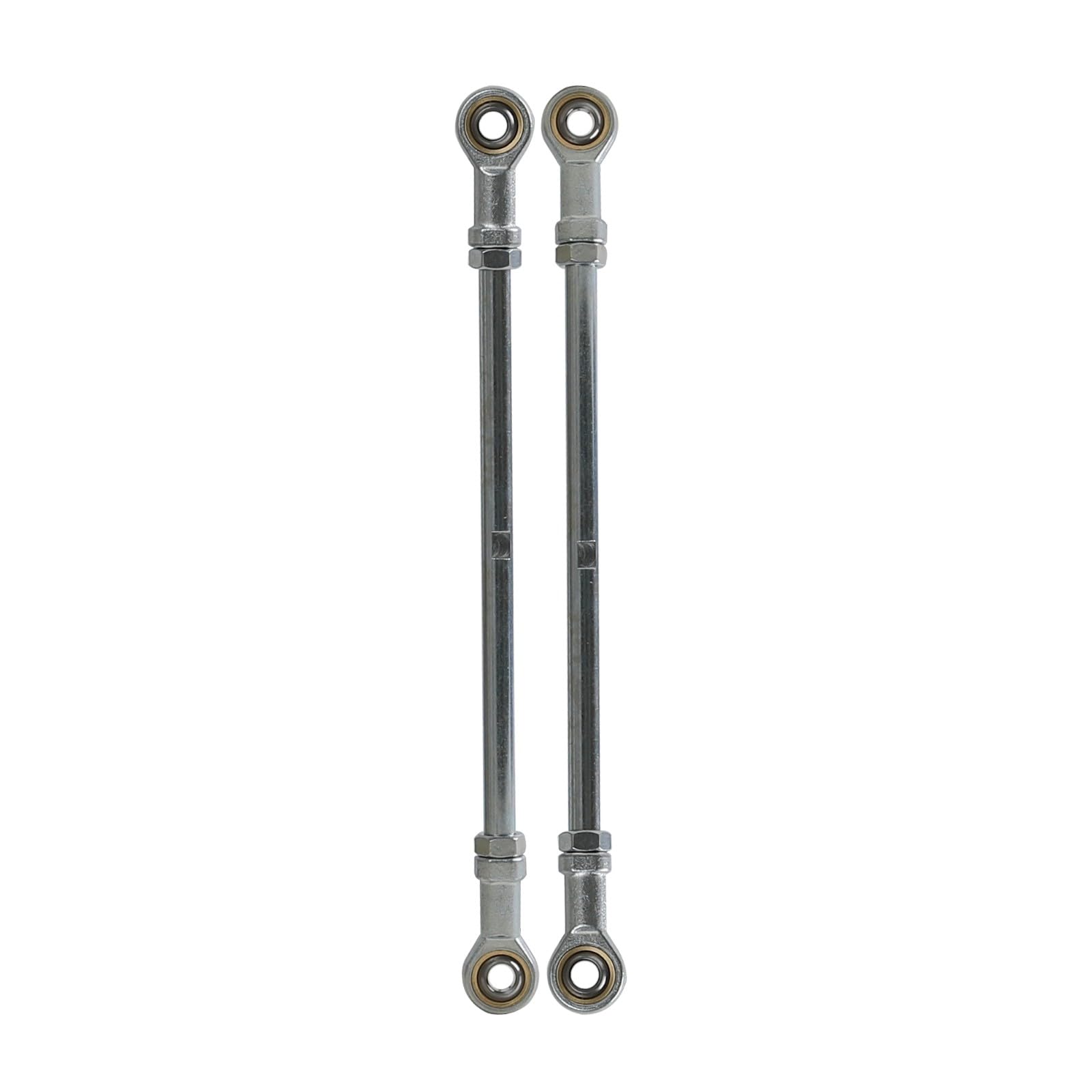 Fuerduo Pair 10mm Adjustable Steering Tie Rod End Kit for Go Kart Cart Drift Trike ATV Quad