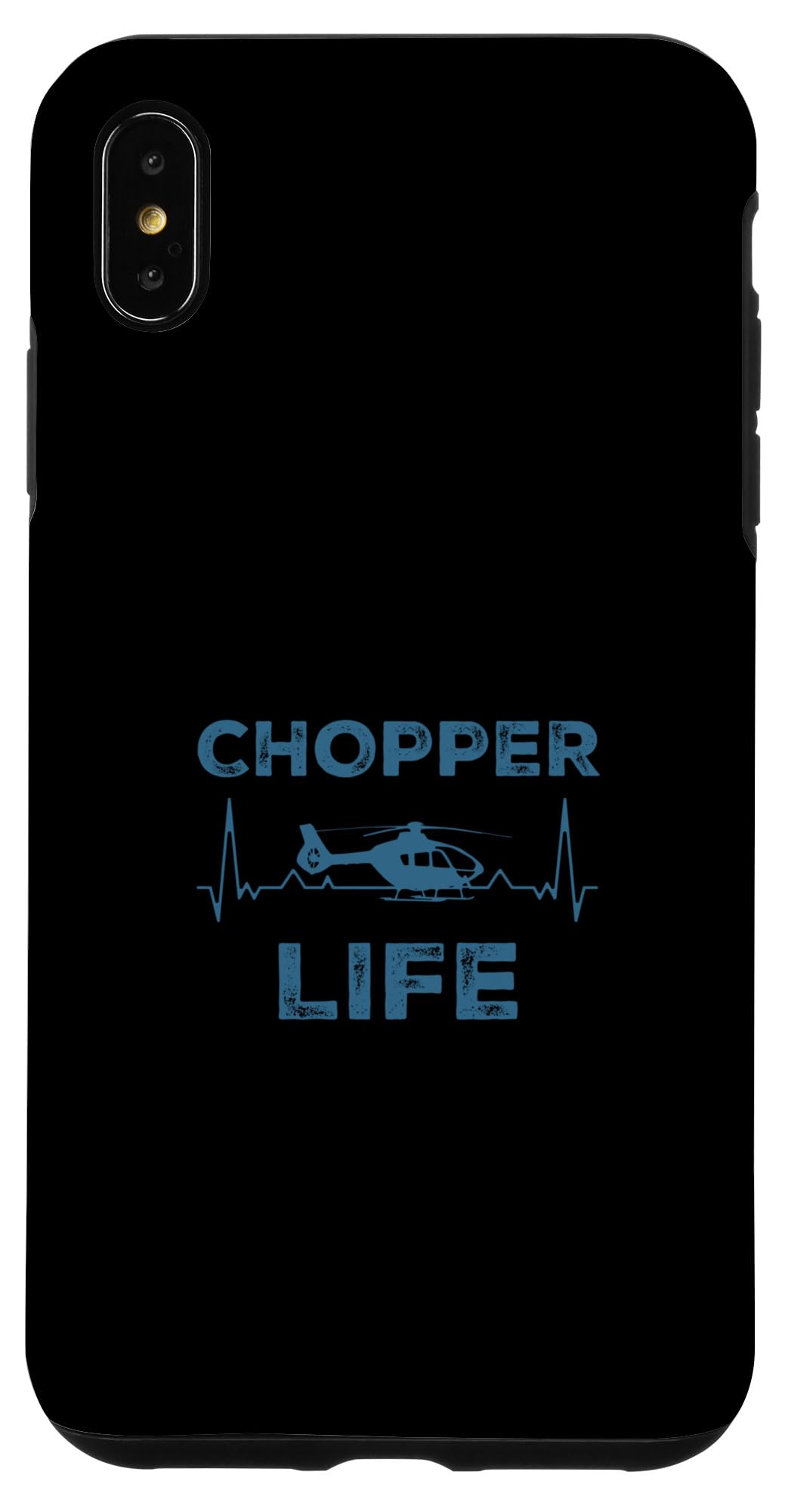 iPhone XS Max Helicopter Pilot Aviation Chopper Life Men Funny Heli Pilot Case