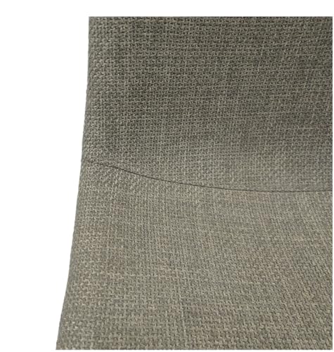 GIA Home Series 5pcs Modern Dining Set Include Rectangle 59"x35"x29.56" Faux Black Marble Wooland Table and Four Dining Chairs with Upholstered Linen Seat,Gray