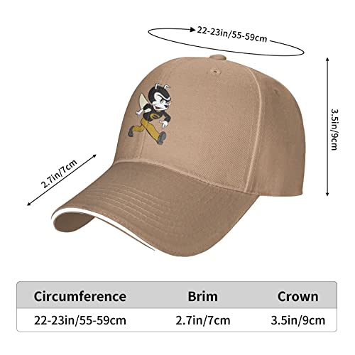 Emporia A State University Logo Sandwich Cap Unisex Classic Baseball Capunisex Adjustable Casquette Dad Hat Natural