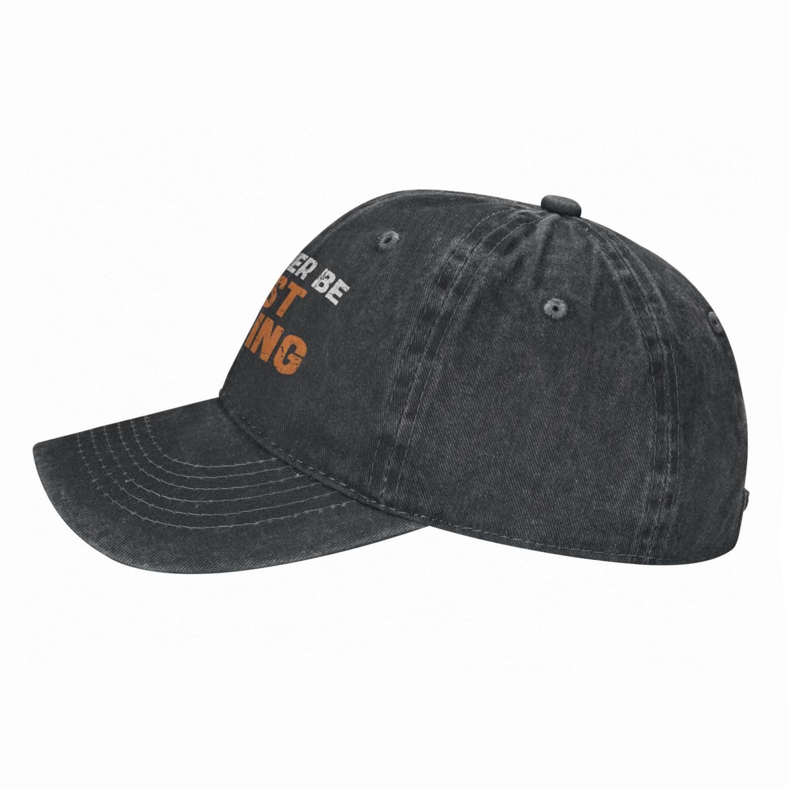I'd Rather Be Ghost Hunting Hat Xmas Halloween Hat Men Women Baseball Cap Trucker Hat Cowboy Hat Black