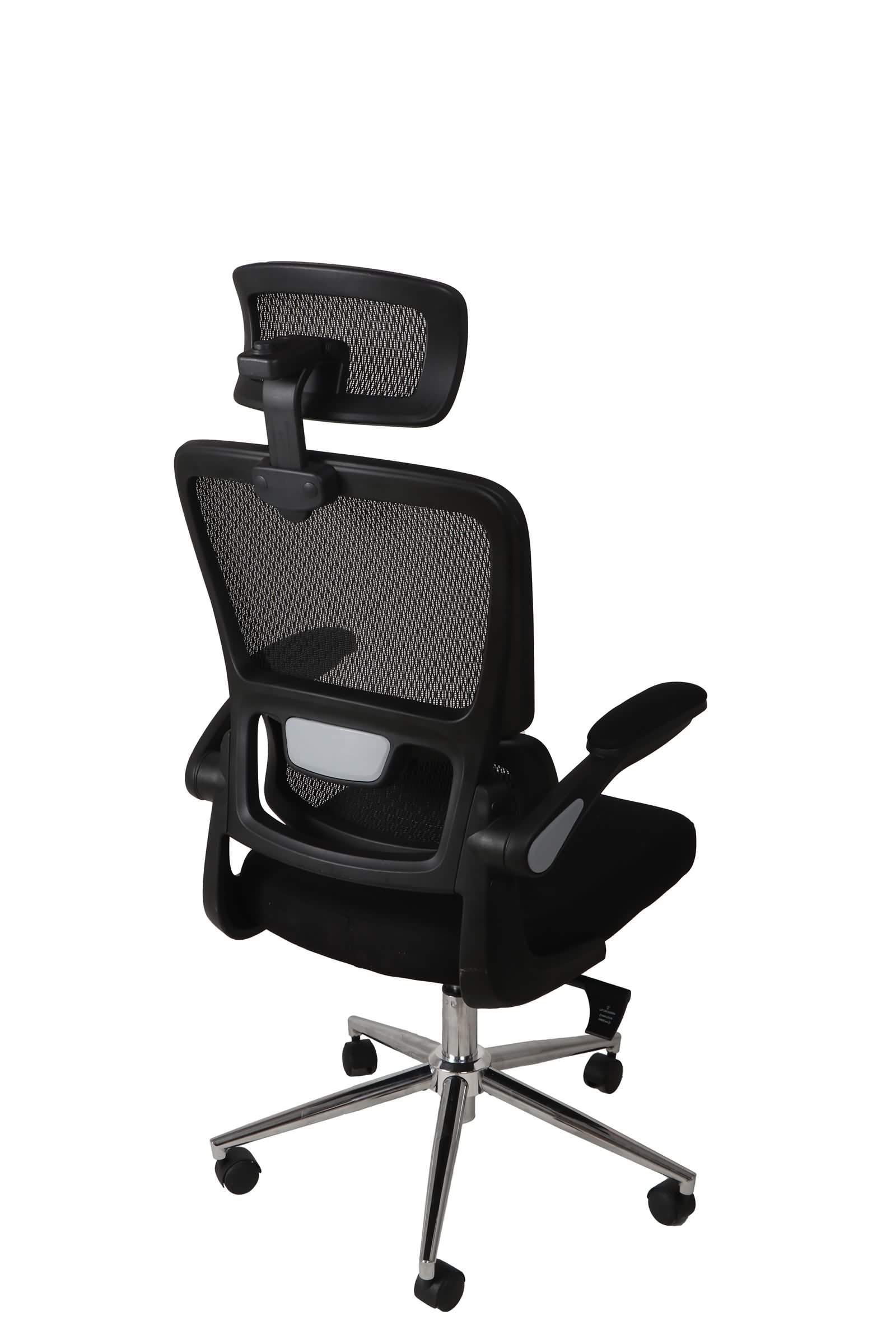 Daesar Mesh Ergonomic Office Chair High Back Desk Chair High Adjustable Headrest with Flip Up Arms, Tilt Function, Lumbar Support Swivel Computer Chair Task Chair, Executive Chair, Black