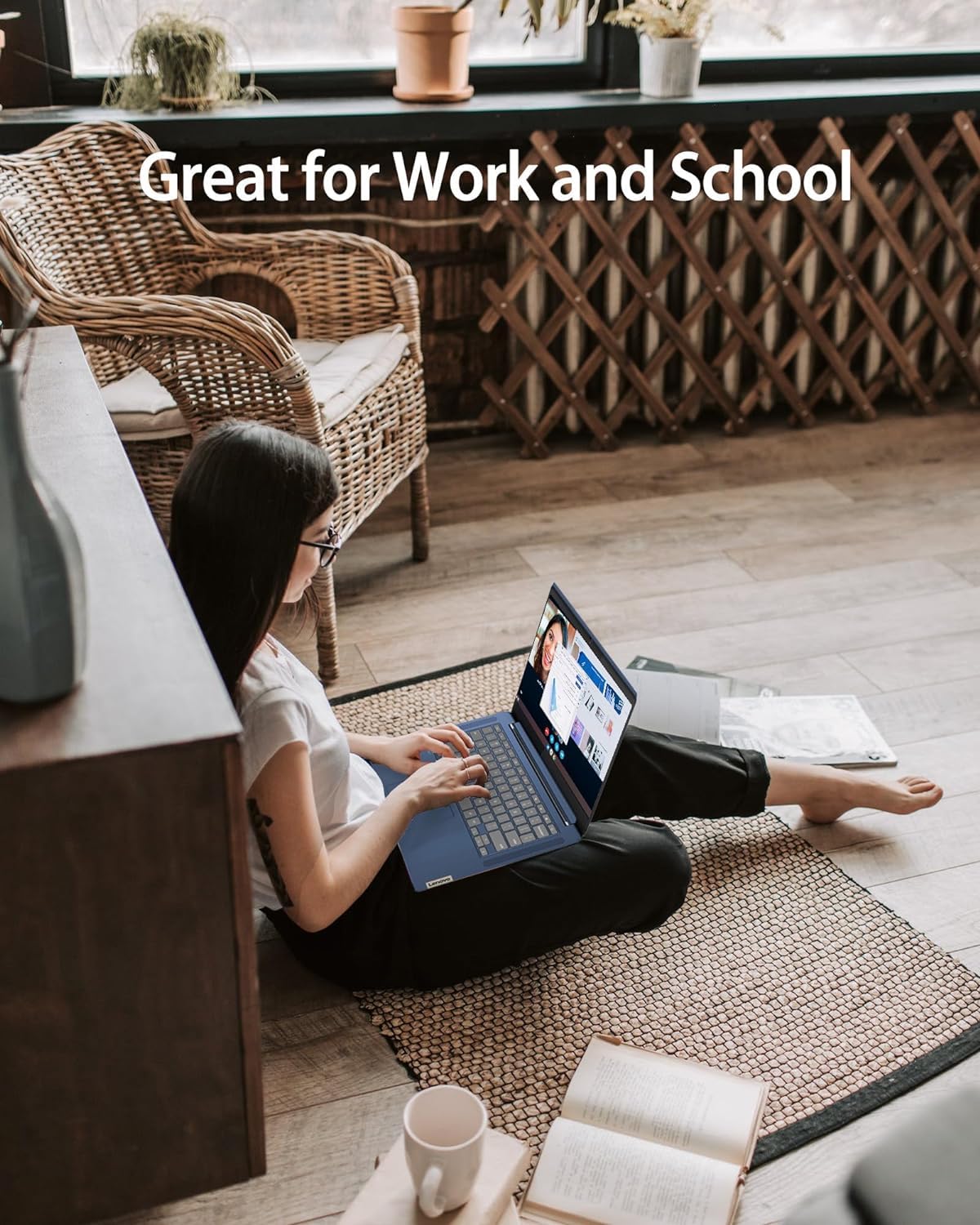Lenovo Chromebook Laptop Computer, 14 FHD IPS Touchscreen Light PC, 8-Core MediaTek Kompanio 520, 4GB RAM, 64GB eMMC, Chrome OS, Wi-Fi 6, Long Battery Life, USB-C