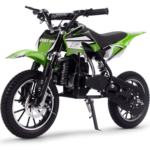 MotoTec DB-01 50cc 2-Stroke Kids Gas Dirt Bike Green
