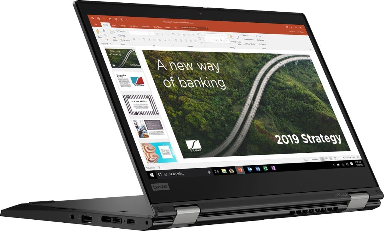 Lenovo ThinkPad L13 Yoga 2-in-1 Laptop | 13.3" FHD IPS Touch | 11th Gen Intel 4-Core i5-1145G7 >i7-1165G7 | 16GB DDR4 2TB SSD | Fingerprint Thunderbolt4 Win11Pro Black + USB-C Adapter