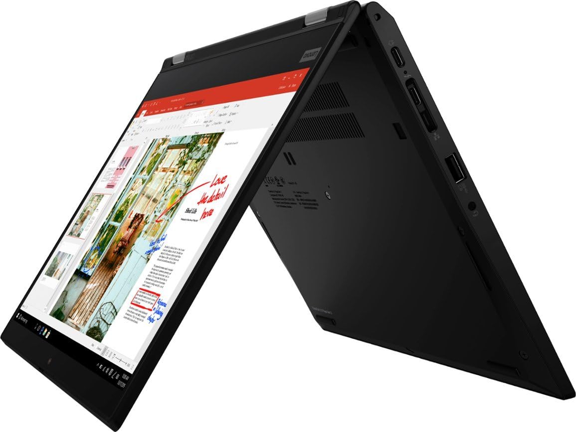 Lenovo ThinkPad L13 Yoga 2-in-1 Laptop | 13.3" FHD IPS Touch | 11th Gen Intel 4-Core i5-1145G7 >i7-1165G7 | 16GB DDR4 2TB SSD | Fingerprint Thunderbolt4 Win11Pro Black + USB-C Adapter