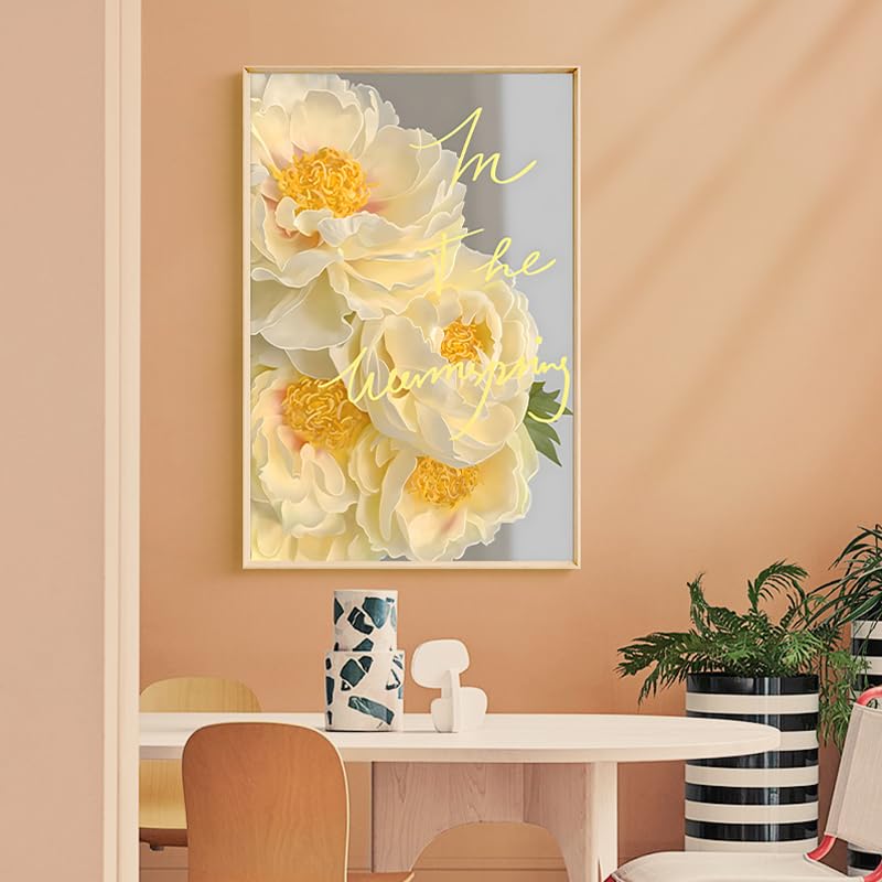 Diamond Painting Kits for Adults Flowers DIY 5D Diamond Art Kits Full Drill Diamond Painting Kits for Beginners,Gem Art and Crafts Home Decor 16x20inch
