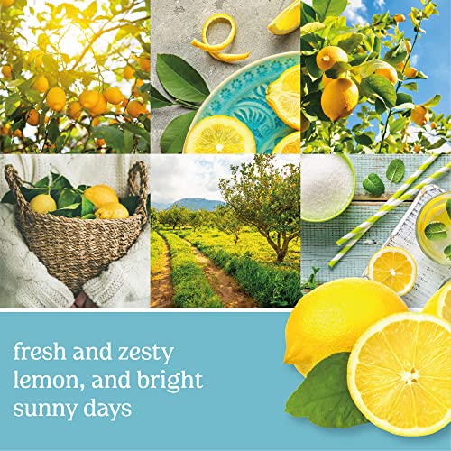 Yankee Candle Sicilian Lemon Scented Classic 22oz Large Jar Single Wick Candle, Over 110 Hours of Burn Time, Perfect for Home Decor, Parties, and Gifts (Pack of 2)