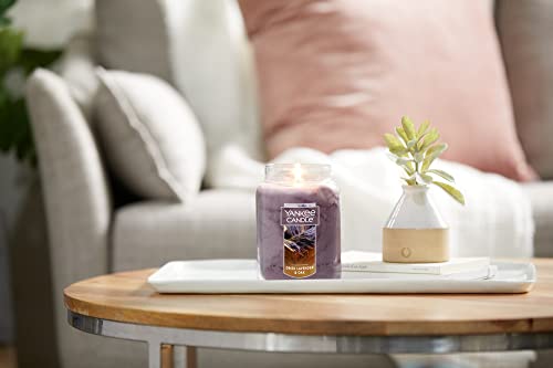 Yankee Candle Dried Lavender & Oak Scented, Classic 22 Oz Large Jar Single Wick Aromatherapy Candle, Over 110 Hours of Burn Time, Ideal for Creating a Welcoming Home (Pack of 2)