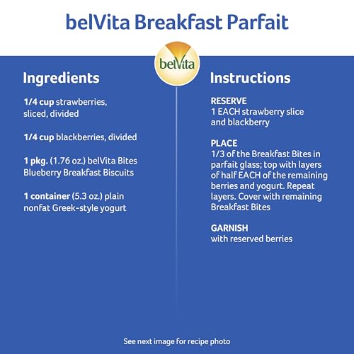 belVita Bites Breakfast Biscuits Variety Pack, 3 Flavors, 40 Snack Packs