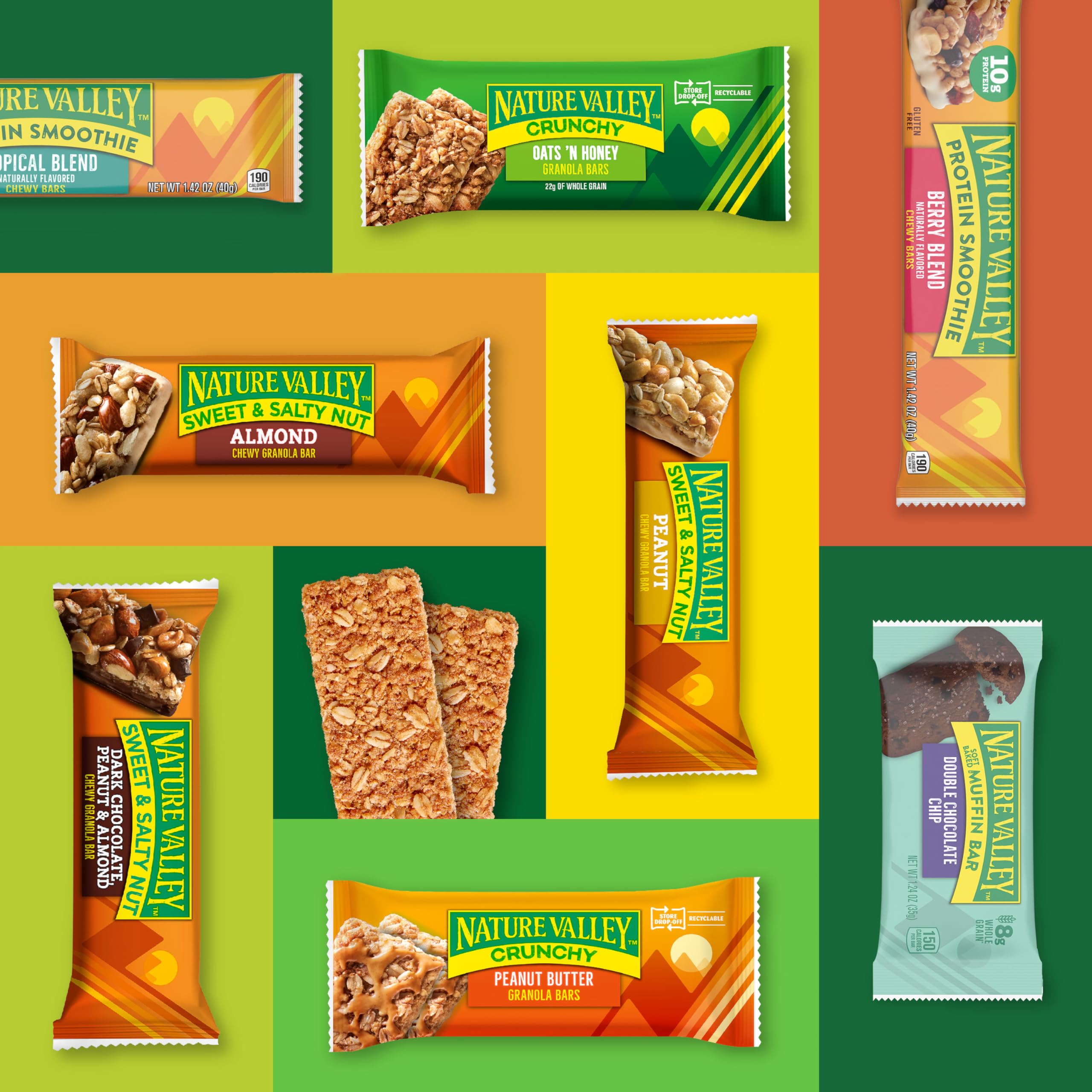 Nature Valley Strawberry Crispy Creamy Wafer Bars, Made With Whole Grain, 5 Bars, 6.5 oz Box