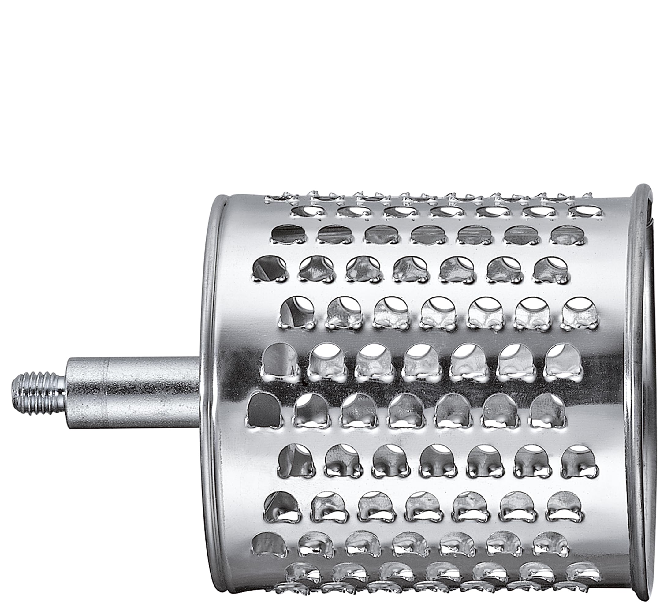 Zassenhaus Classic Drum Grater, Manual Kitchen Grater, Painted Metal, Beech Wood, Stainless Steel, Suction Base, 2 Grating Drums and Pestle, Can be Used as Vegetable Cutter, Cheese Grater and Slicer