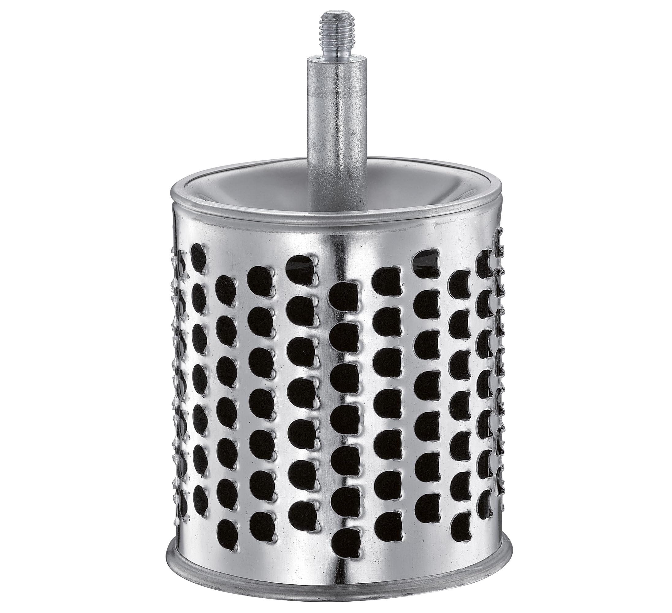 Zassenhaus Classic Drum Grater, Manual Kitchen Grater, Painted Metal, Beech Wood, Stainless Steel, Suction Base, 2 Grating Drums and Pestle, Can be Used as Vegetable Cutter, Cheese Grater and Slicer