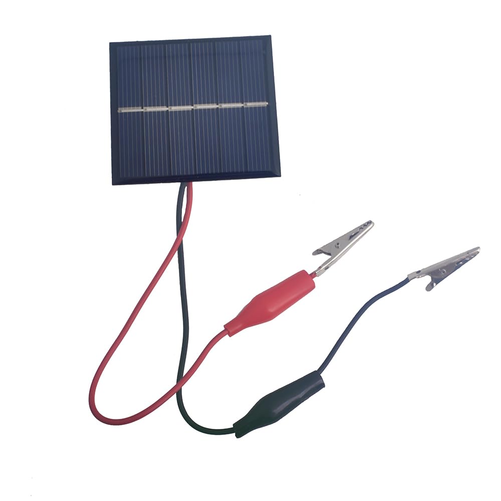 10Pcs Epoxy Solar Panel 3V 150mA Mini Polycrystalline Solar Cell Panel Module DIY for Solar Battery Charger 55mmx60mm 3V Solar Cells